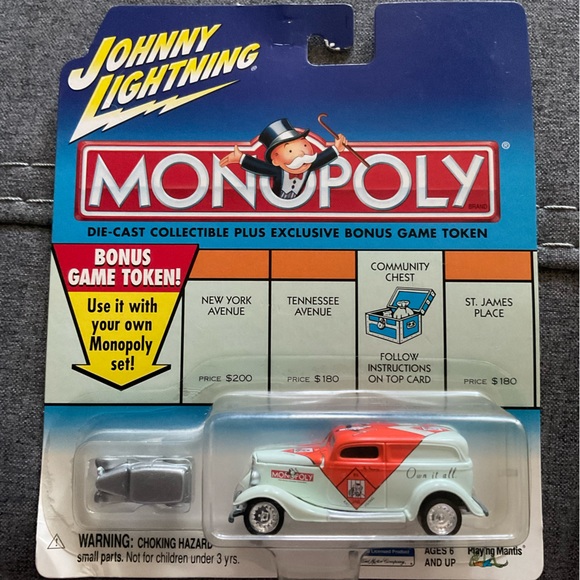 Monopoly | Games | Monopoly 64 Diecast Johnny Lightning Collectible Car ...